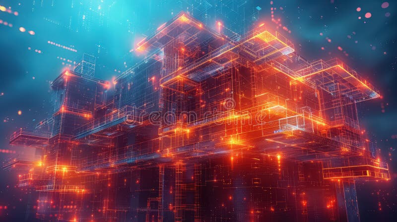 Digital Building Information Modeling (BIM) Technology Stock ...