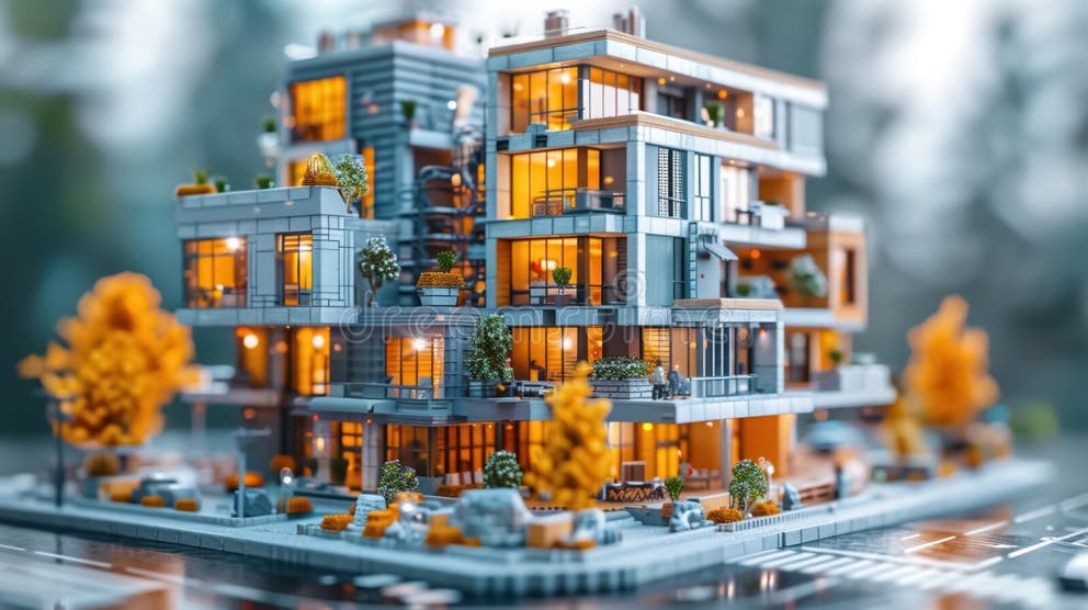 Digital Building Information Modeling (BIM) Technology Stock ...