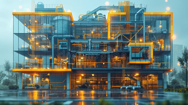 Digital Building Information Modeling (BIM) Technology Stock ...