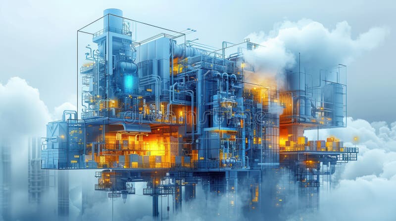 Digital Building Information Modeling (BIM) Technology Stock ...