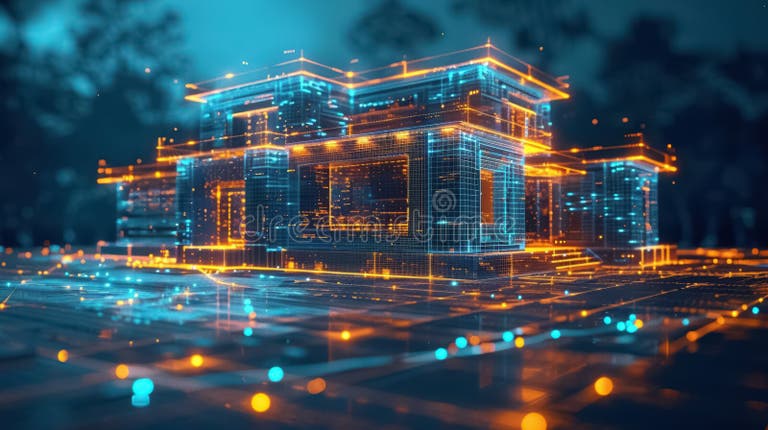 Digital Building Information Modeling (BIM) Technology Stock ...