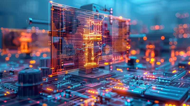 Digital Building Information Modeling (BIM) Technology Stock ...