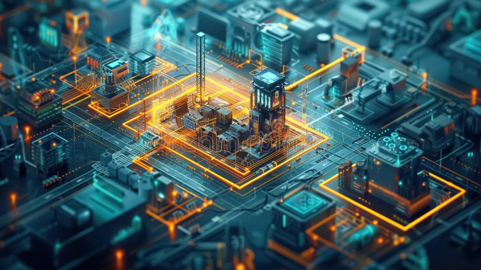 Digital Building Information Modeling (BIM) Technology Stock ...