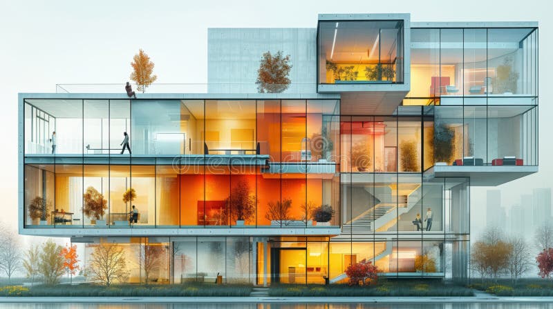 Digital Building Information Modeling (BIM) Technology Stock ...