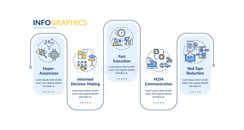 Digital Business Agility Vector Infographic Template Stock Vector ...