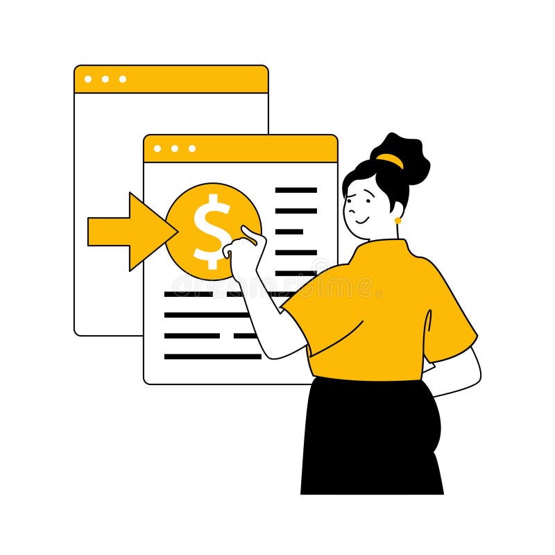 Digital Business Concept with Cartoon People in Flat Design for Web ...