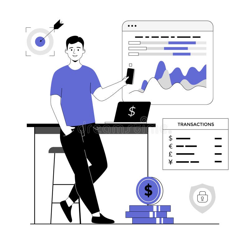 Data Management Mobile App Page Onboard Screen Template. Augmented Reality Business Technology ...