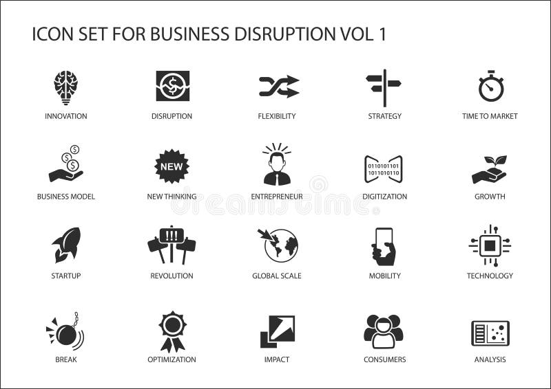 Disruption Icon Stock Illustrations – 956 Disruption Icon Stock ...