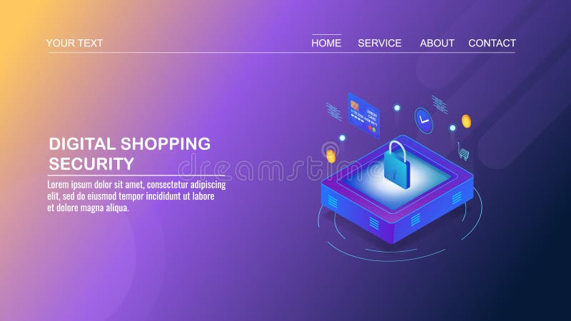 Digital Business Ecommerce, Online Shopping, Secure Payment System ...