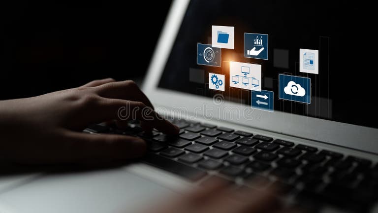 Digital Business Infrastructure and Data System Management Latch Stock ...