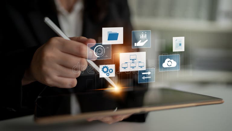 Digital Business Infrastructure and Data System Management Latch Stock ...