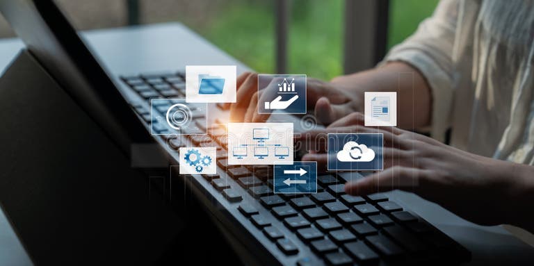 Digital Business Infrastructure and Data System Management Latch Stock ...