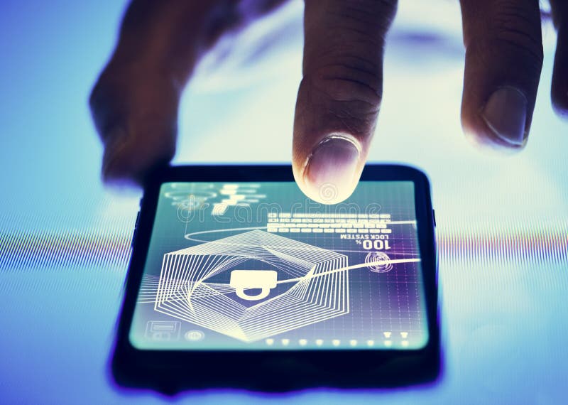 Digital Business Platform on Mobile Stock Photo - Image of icon, screen ...