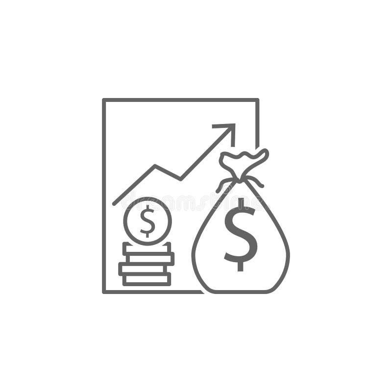 Digital Business, Profit Icon. Element of Digital Business Icon Stock ...