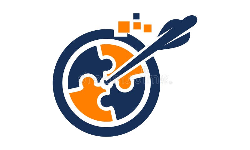 Business Target Logo Design Template Stock Vector - Illustration of ...