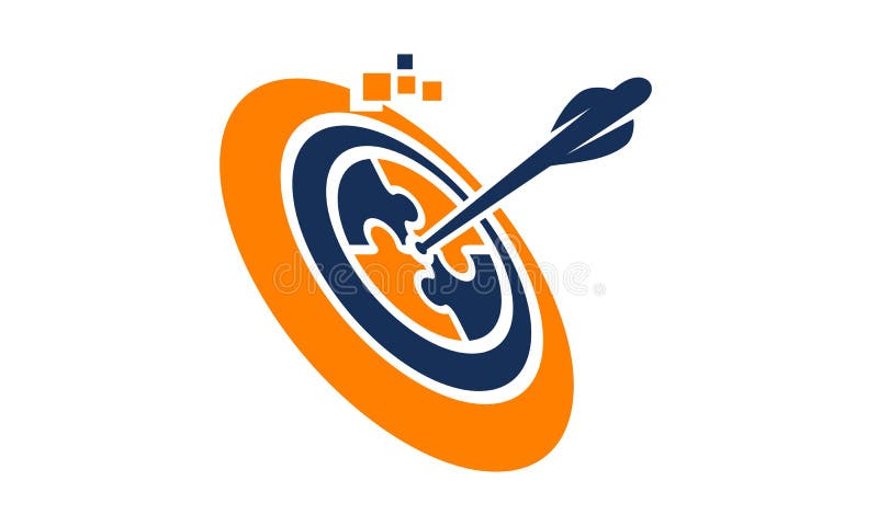 Digital Business Target stock vector. Illustration of data - 106206885