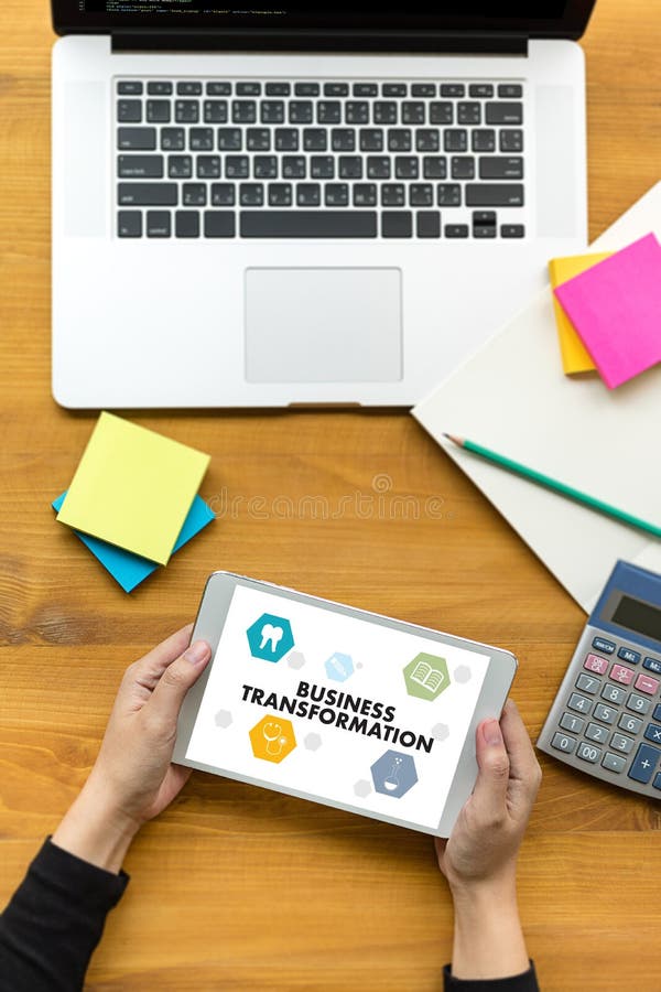 Digital BUSINESS TRANSFORMATION , Hi-tech Technological Digita Stock ...