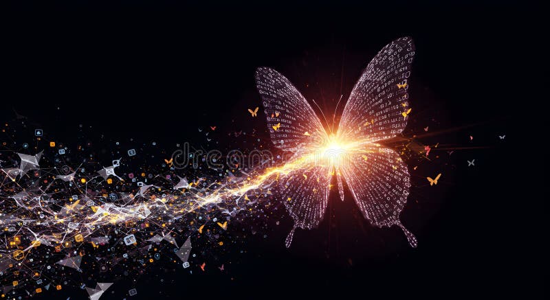 Digital Butterfly Emergence: Transformation of Data into a Luminous New ...