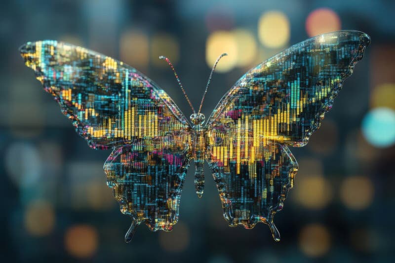 Digital Butterfly, a Symbol of Transformation and Growth in the Digital ...