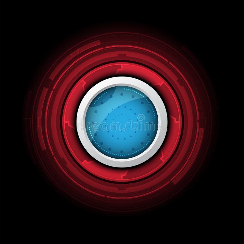 Digital button design stock vector. Illustration of energy - 52791435