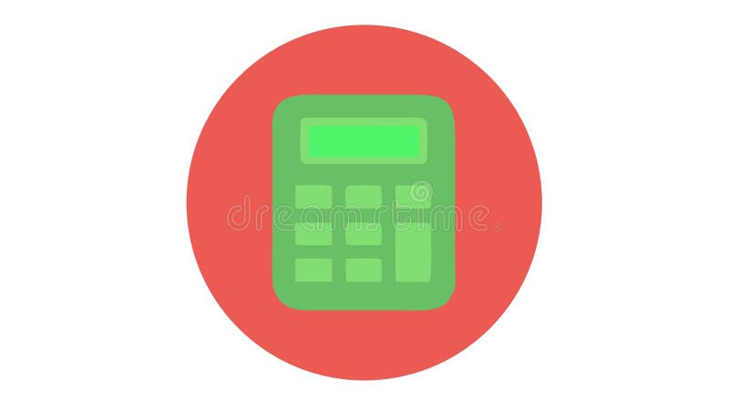 Digital Calculator Math Device Financial Accounting App, Vector Design Generative AI Stock ...