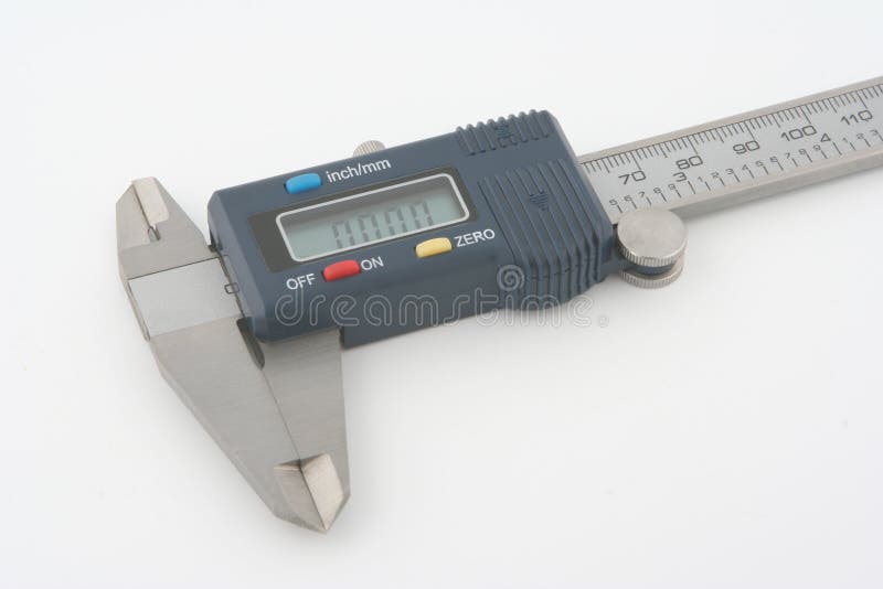 Digital caliper stock photo. Image of jobs, machine, quality - 4254130