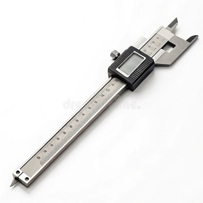 Digital Caliper for Accurate Measurements Stock Illustration ...