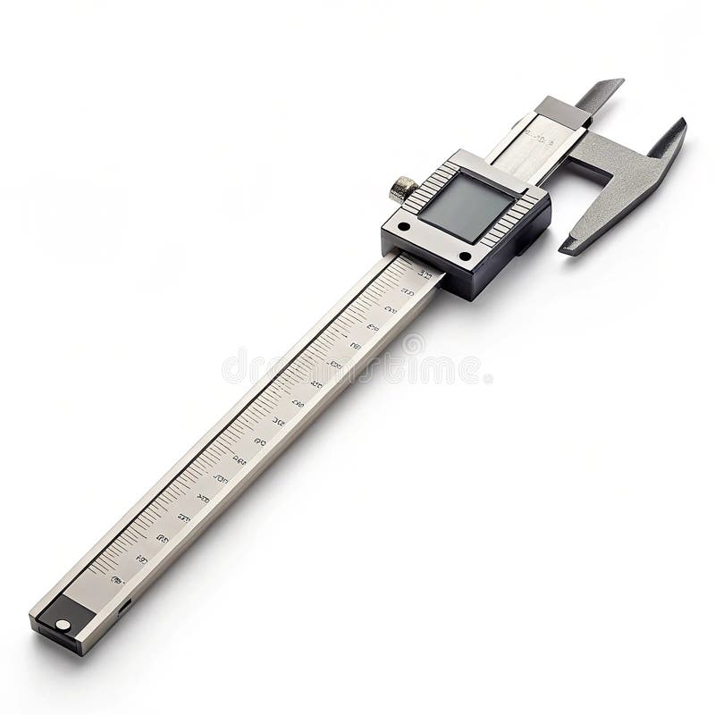 Digital Caliper for Accurate Measurements Stock Illustration ...