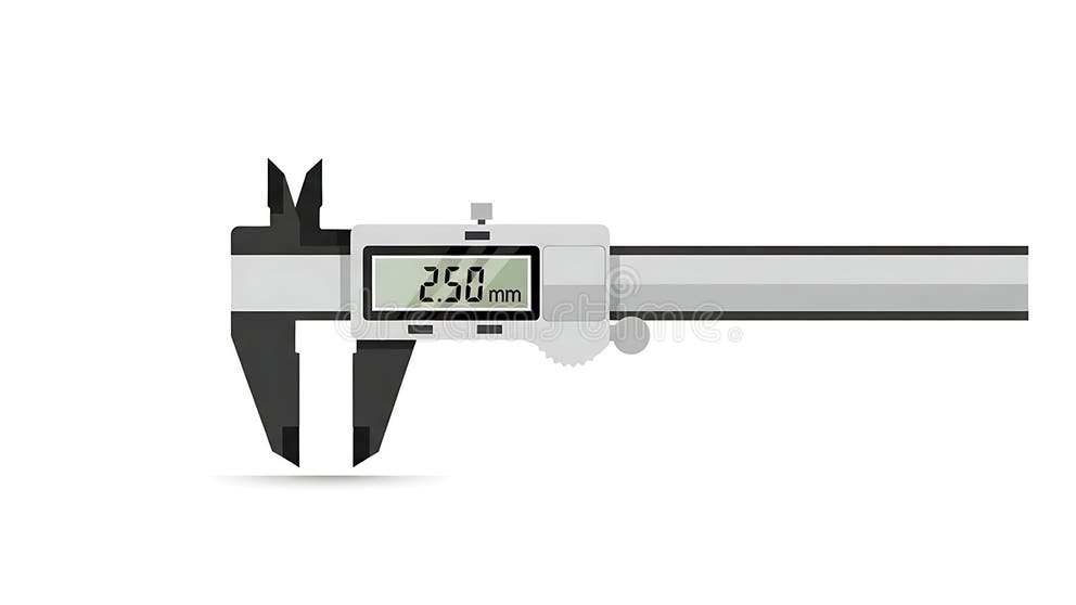 Modern Digital Caliper Stock Illustrations – 189 Modern Digital Caliper ...