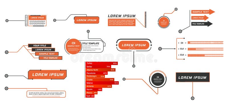 Digital Callouts, Footnotes. Layout for Links and Digital Information ...