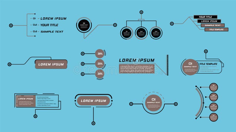 Digital Callouts, Footnotes. Layout for Links and Digital Information ...