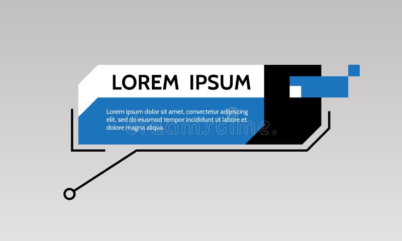 Digital Callouts, Titles Frame Text, HUD . Set of Templates, Modern ...