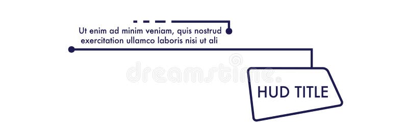 Digital Callouts, Titles Frame Text, HUD Templates, Modern Banners ...