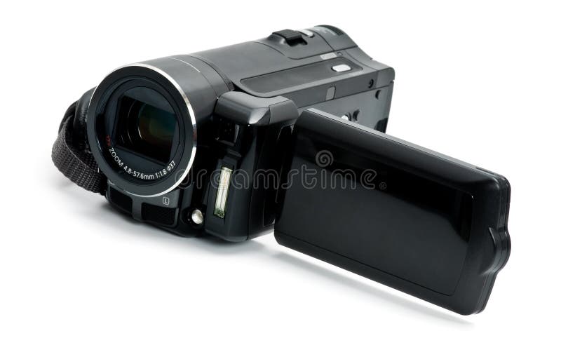 Digital Video Camera (Detail Top-Front View) Stock Image - Image of ...
