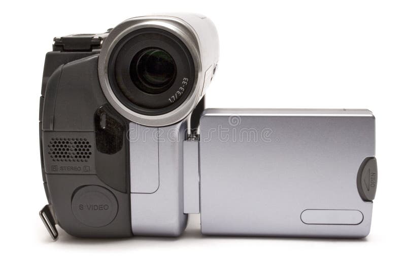 Digital Video Camera (Detail Front-Side View) Stock Photo - Image of ...