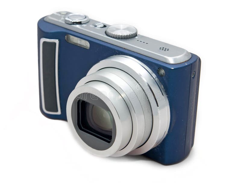 Digital compact camera stock photo. Image of object, gadget - 10800540