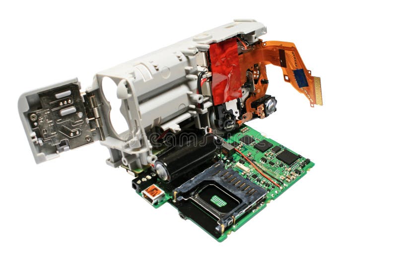 Disassembled camera. stock photo. Image of camera, complexity - 35190728