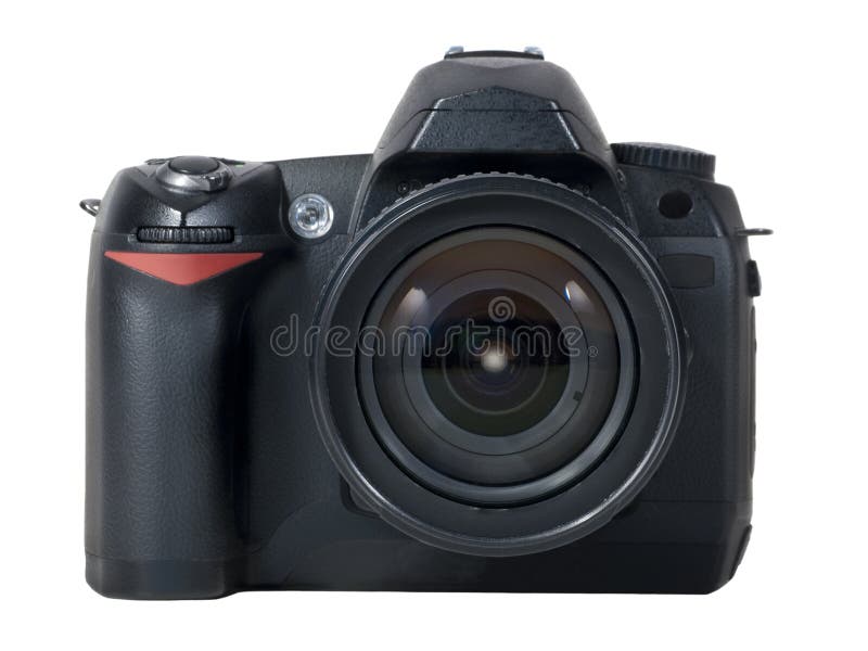Digital Camera stock image. Image of front, camera, isolated - 14521817