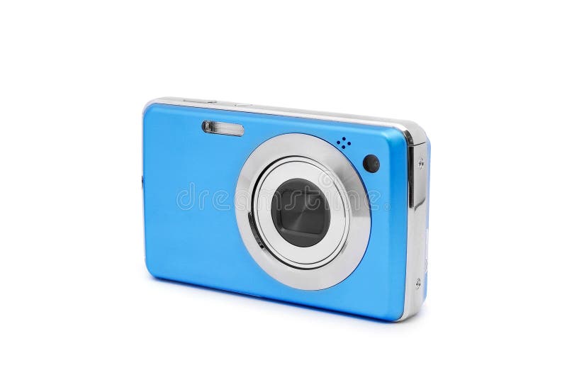 Digital compact camera stock image. Image of small, view - 43084239