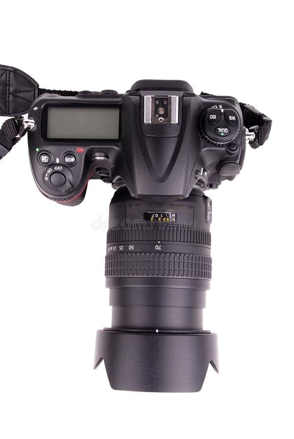 Digital SLR Camera from All Viewpoints Isolated Stock Image - Image of ...