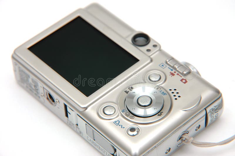 Digital Camera (Back) stock image. Image of advance, compact - 361323