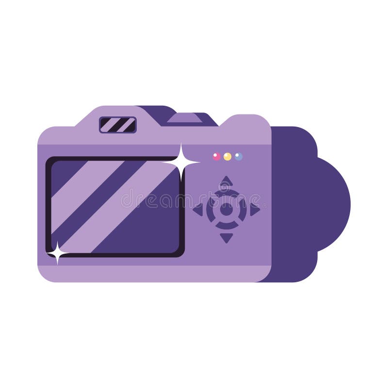 Digital camera back side stock vector. Illustration of isolated - 322562411