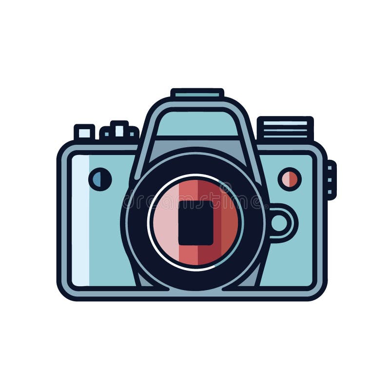 The Camera Colorful Icons Set Vector EPS10, Great for Any Use. Stock ...