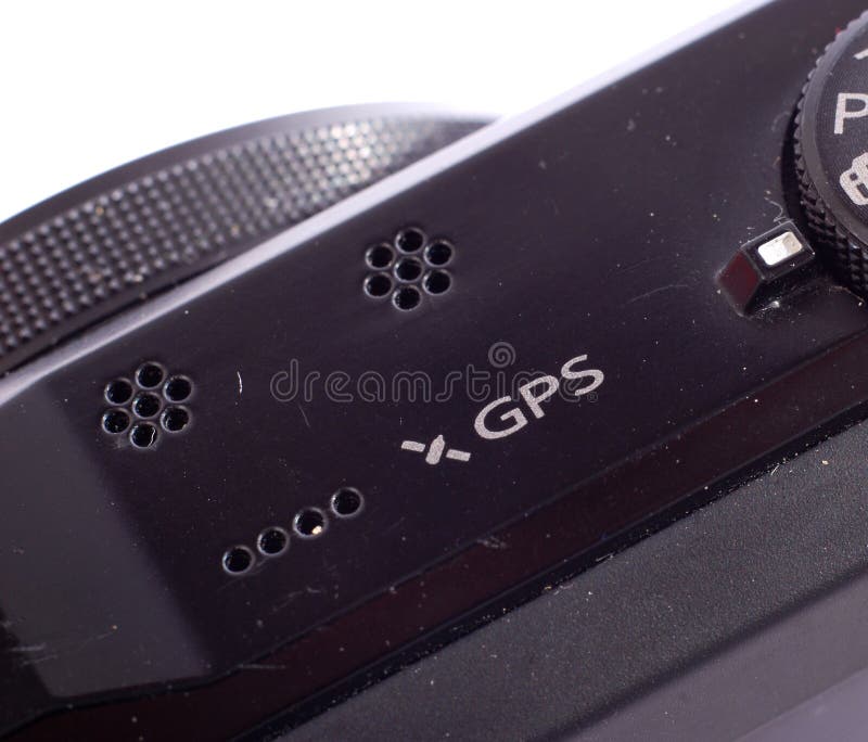 Top Viewfinder and Controls of a Digital Mirrorless Camera.. Stock ...