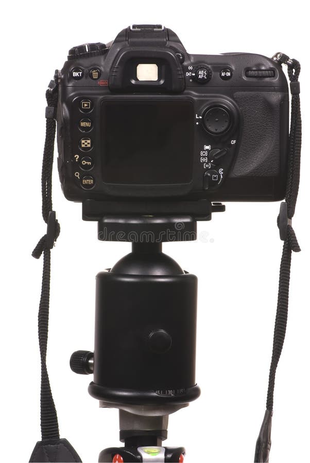 Digital Camera DSLR on Tripod Stock Image - Image of level, film: 2008131