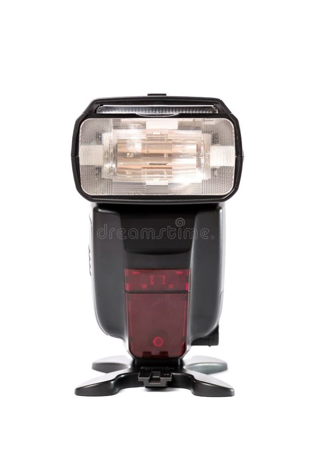 Camera Flash on the White Background Stock Image - Image of lightning ...