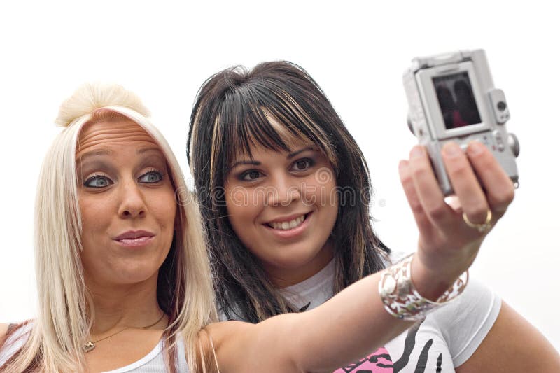 Digital Camera Fun stock image. Image of isolated, portrait - 7670311