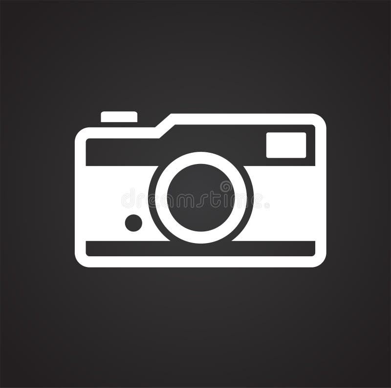 Camera Black Background Stock Illustrations – 95,159 Camera Black ...