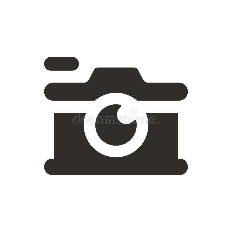 Camera Image Stabilization Icon Stock Illustration - Illustration of ...