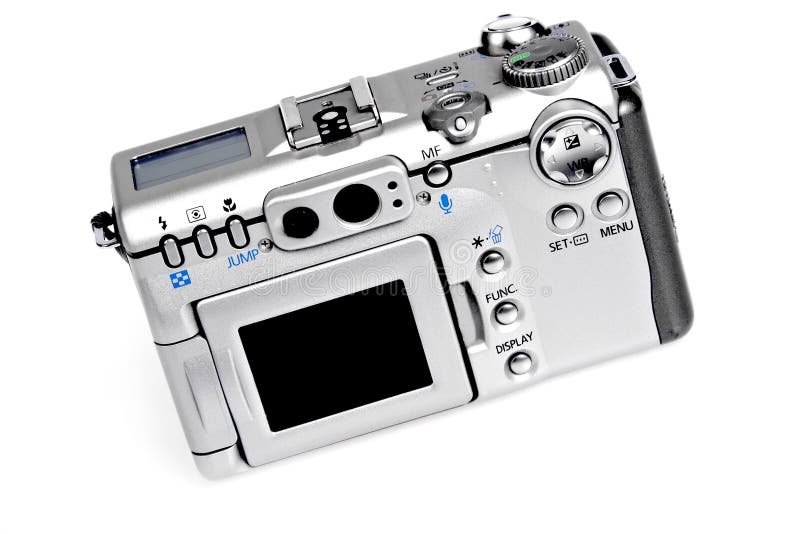 Compact Digital Camera, Empty Display Stock Image - Image of cameras ...